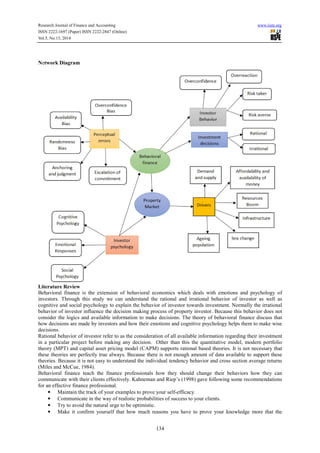Theory of behavioral finance and its application to property market | PDF