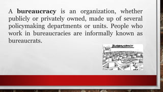 THEORY OF BUREAUCRACY_REPORT_KATE KATHERINE LECCIO.pptx