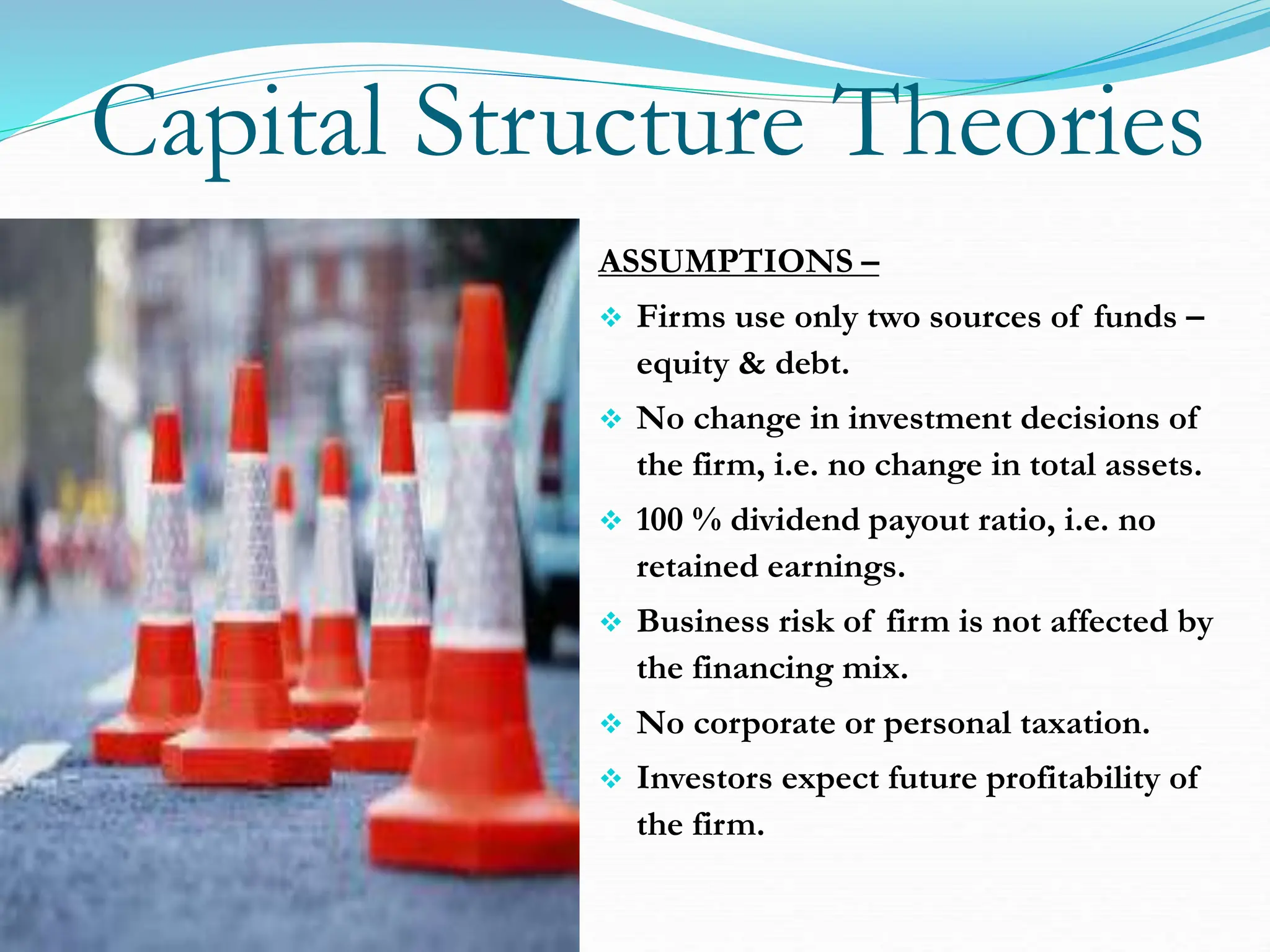 Theory of Capital Structure Financial management pptx | PPT