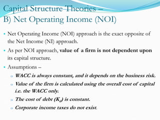 Theory of Capital Structure Financial management pptx | PPT