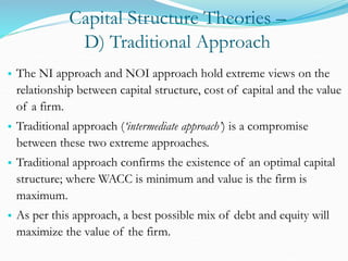 Theory of Capital Structure Financial management pptx | PPTX