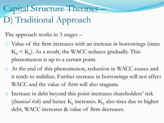 Theory of Capital Structure Financial management pptx | PPTX