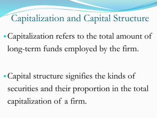 Theory of Capital Structure Financial management pptx | PPT