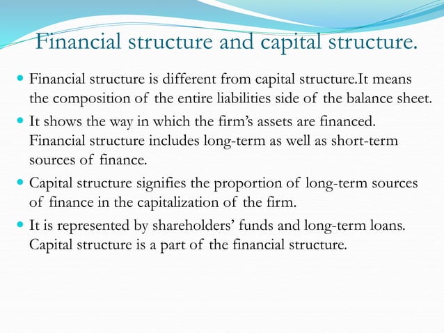 Theory of Capital Structure Financial management pptx | PPT