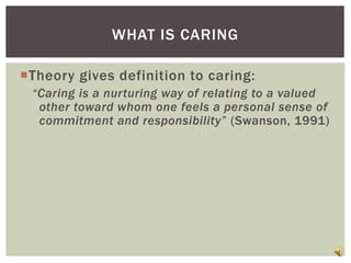 Caring Definition