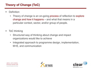 Theory of Change | PPTX