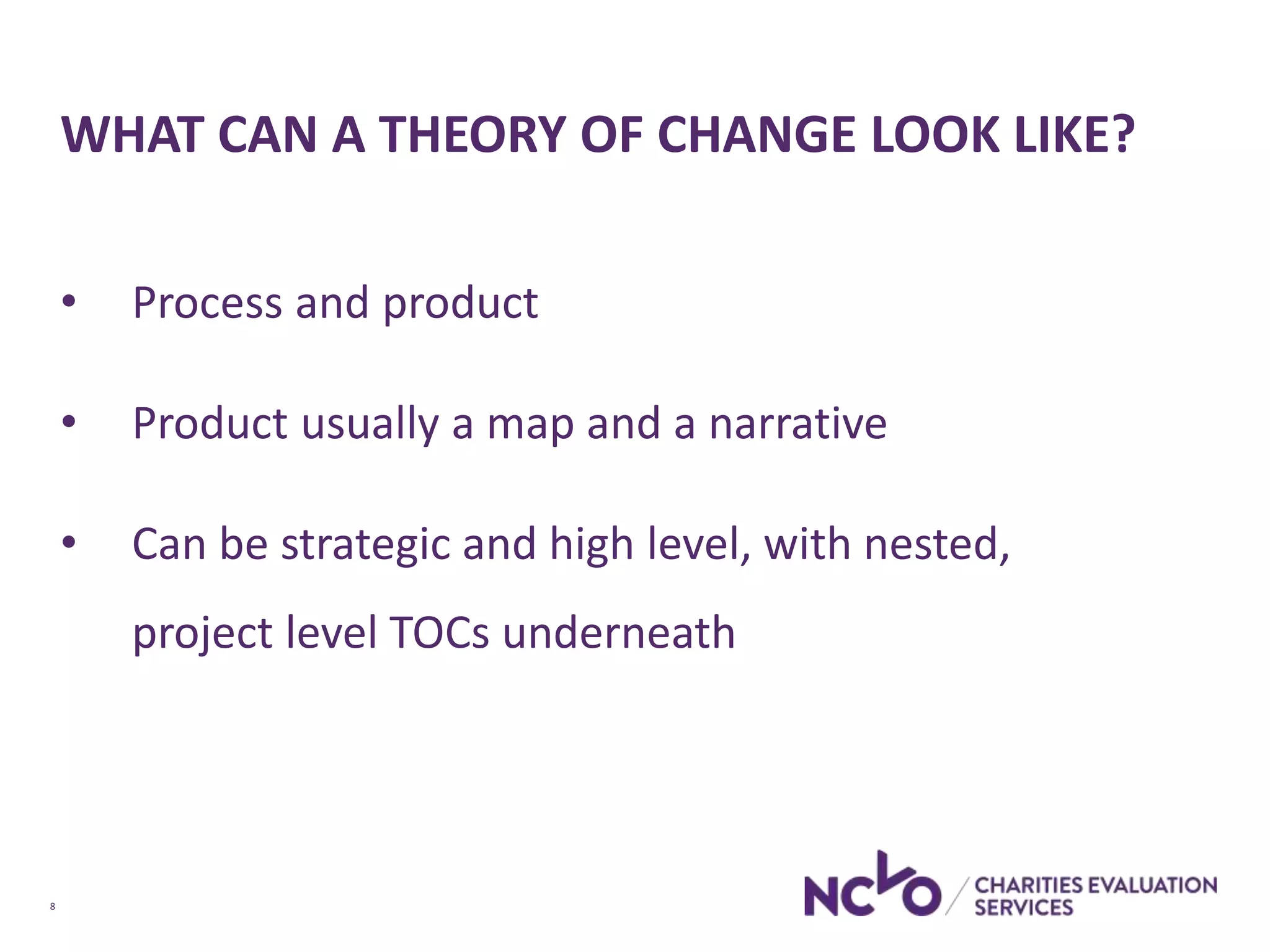 Developing a theory of change | PPTX