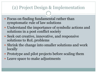Theory of change in rule of law reform | PDF
