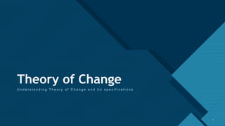 Theory of change vs Logical Framework | PPTX