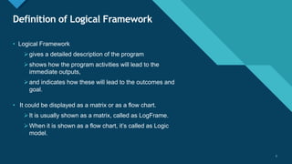 Theory of change vs Logical Framework | PPTX