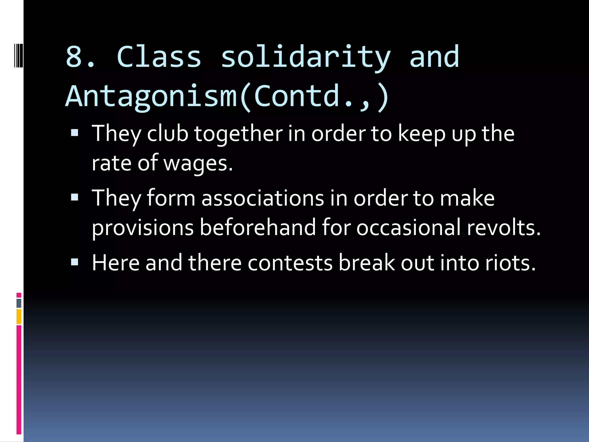 Theory of class conflict | PPTX