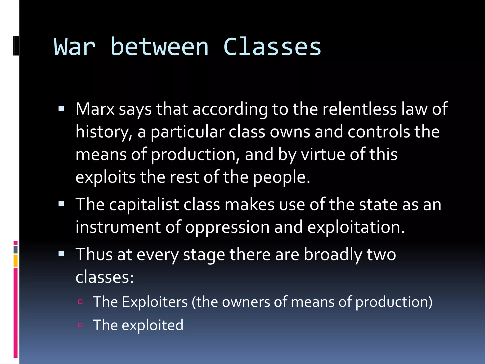 Theory of class conflict | PPTX
