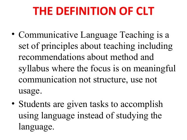 Theory Of Communicative Language Teaching theory-of-communicative-language-teaching