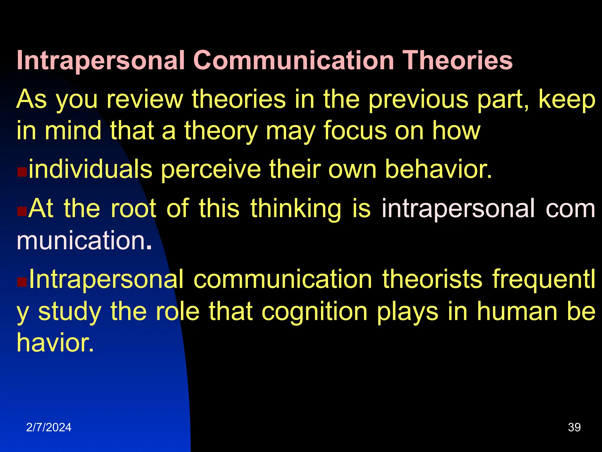 Theory of communication .ppt