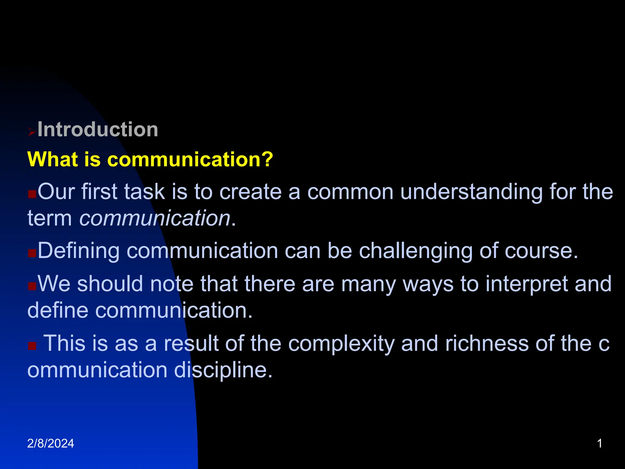 Theory of communication .ppt