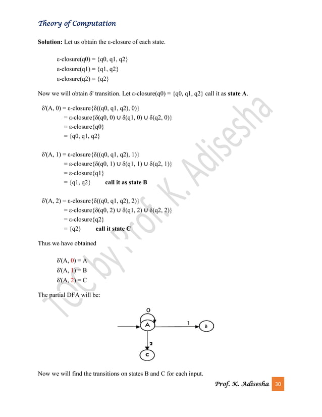 Theory of computation and automata | PDF