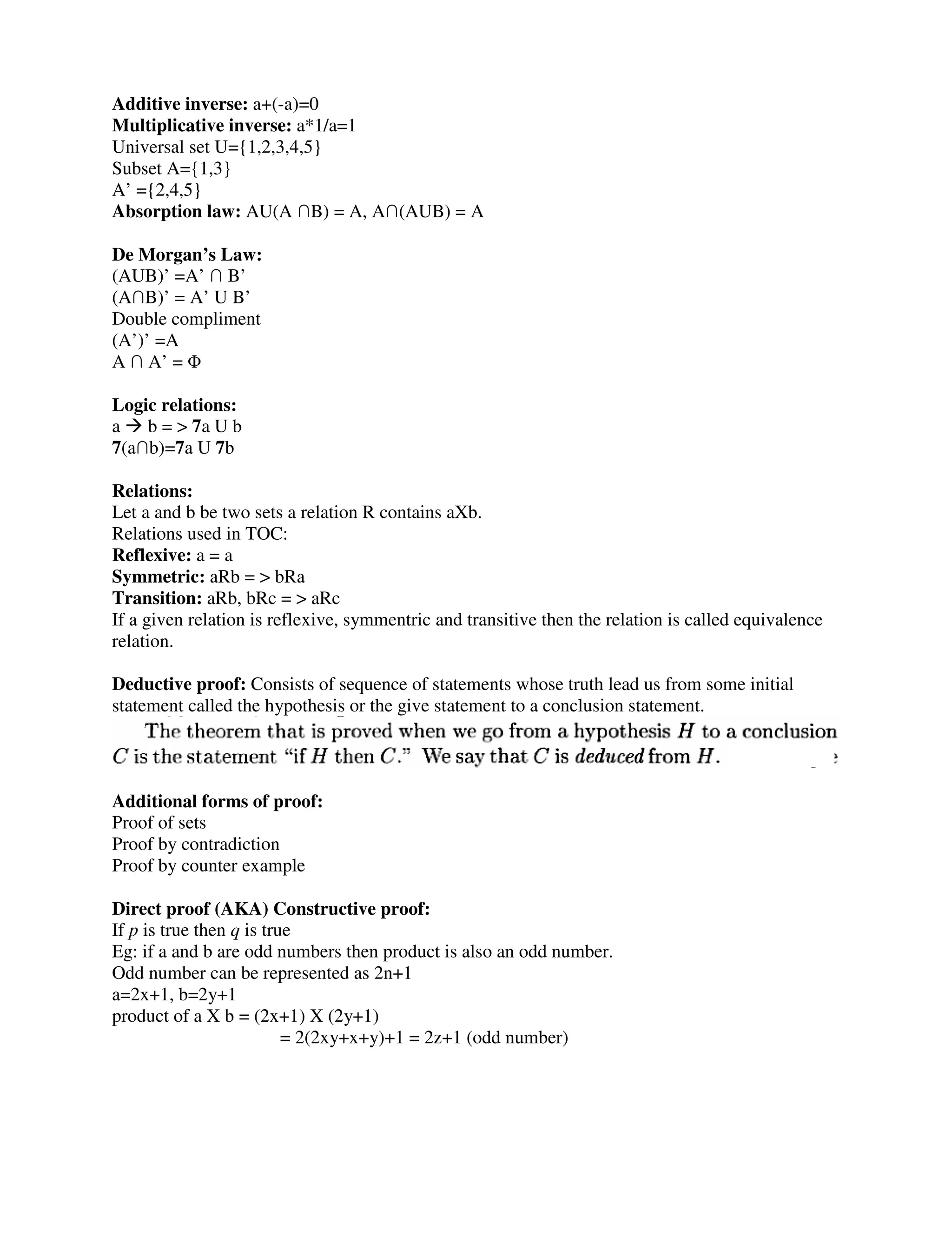 Theory Of Computation Lecture Notes Pdf Programming Languages