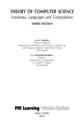 THEORY_OF_COMPUTER_SCIENCE_Automata_Lang.pdf | Programming Languages | Computing