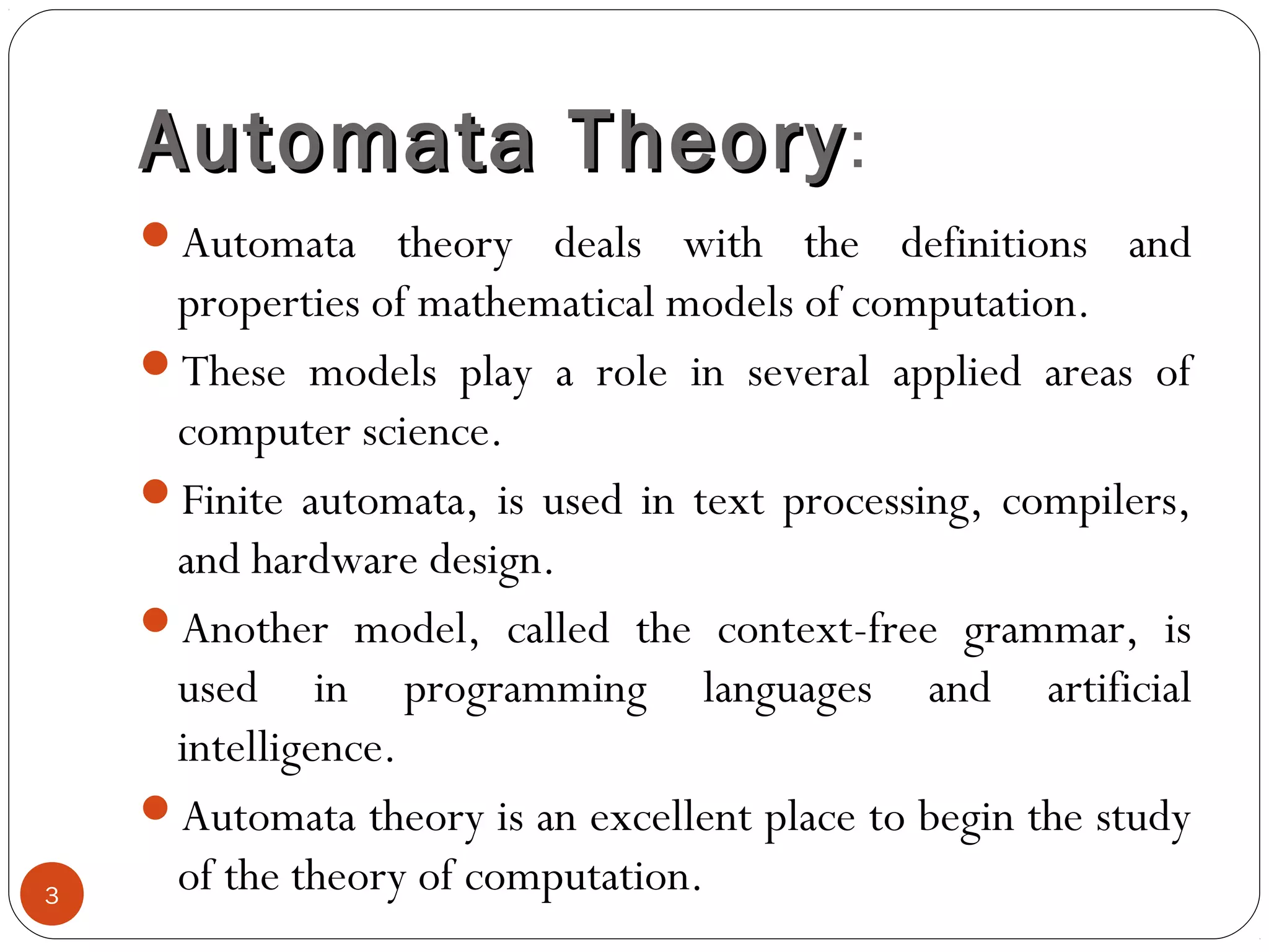 Theory of computing | PPT