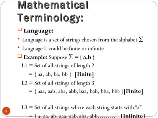 Theory of computing | PPT
