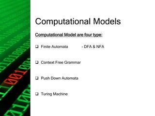 Theory of computing presentation | PPTX
