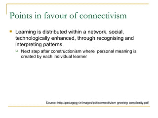 Theory of connectivism | PPT