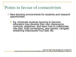 Theory of connectivism | PPT