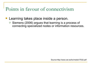 Theory of connectivism | PPT