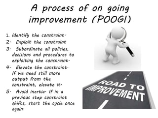 Theory of constraints | PPTX