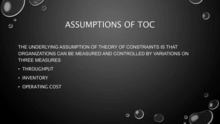 Theory of constraints | PPT