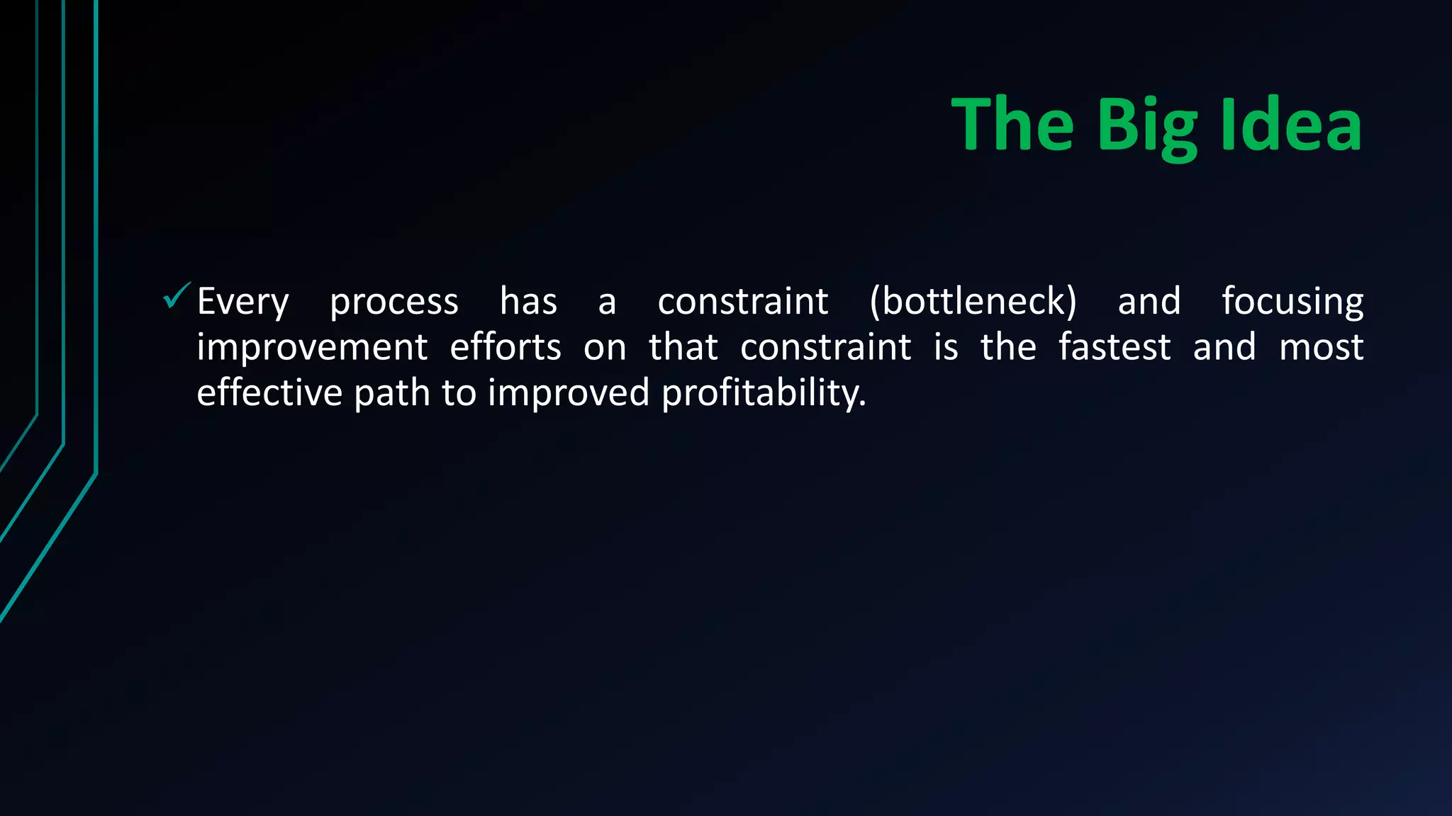 Theory of constraints(TOC) | PPTX
