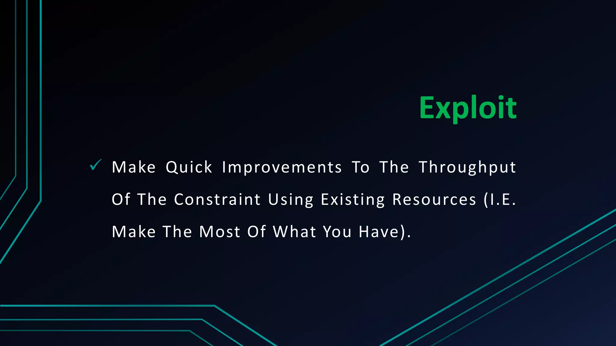 Theory of constraints(TOC) | PPTX