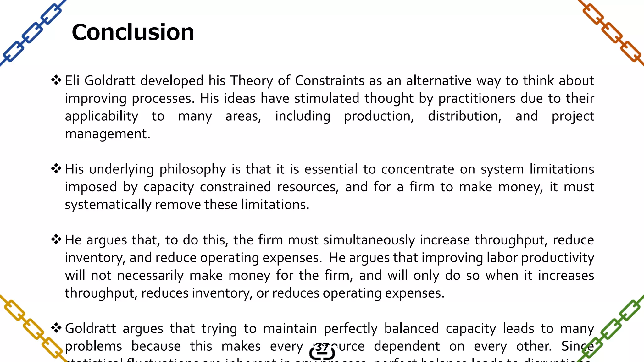 Theory of constraints | PPTX