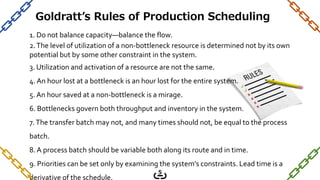Theory of constraints | PPTX
