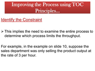 Theory of constraints | PPTX