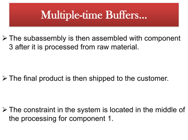 Theory of constraints | PPTX
