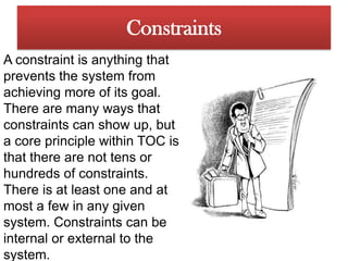 Theory of constraints | PPTX