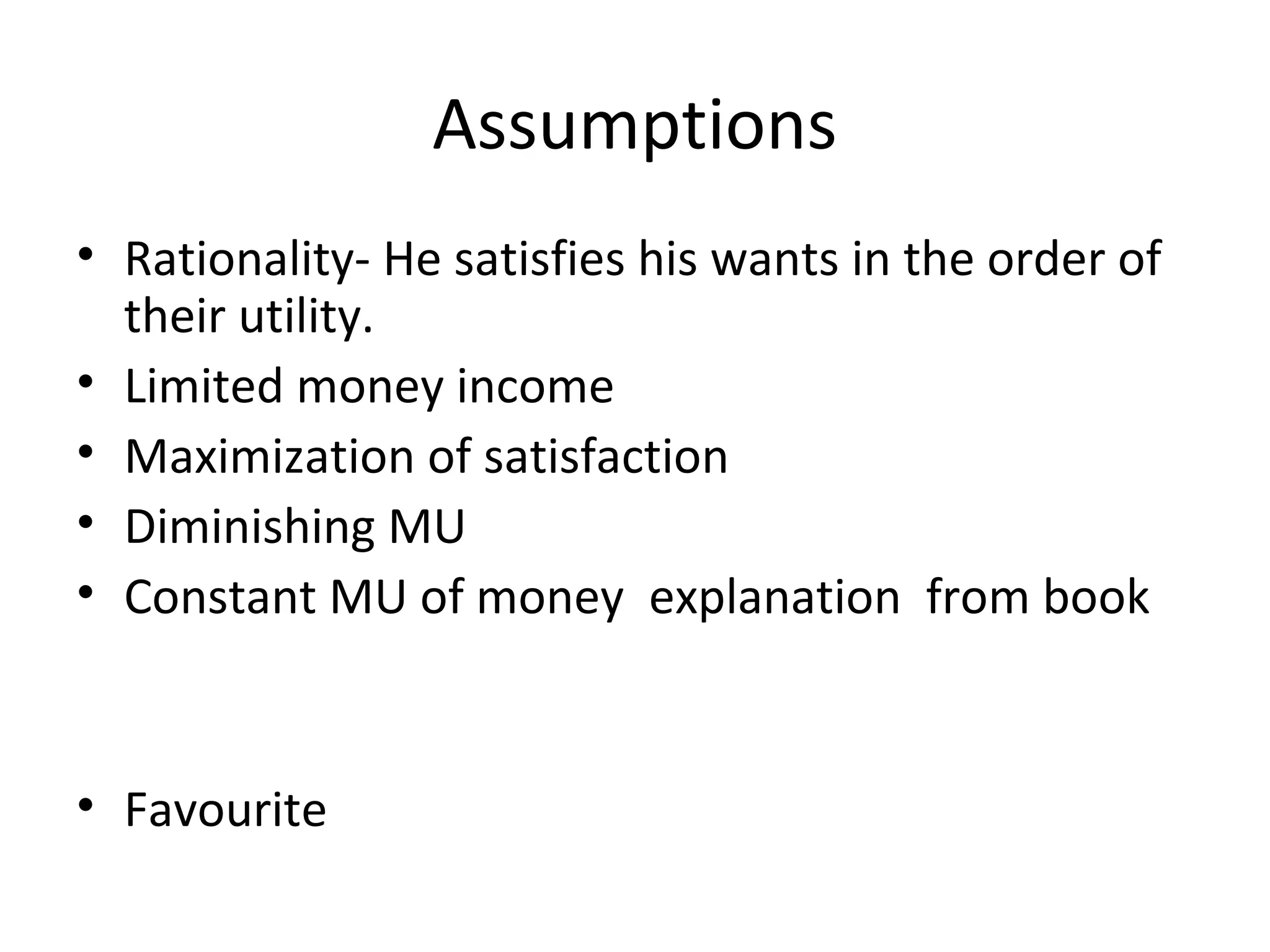 Theory of consumer behavior | PPT