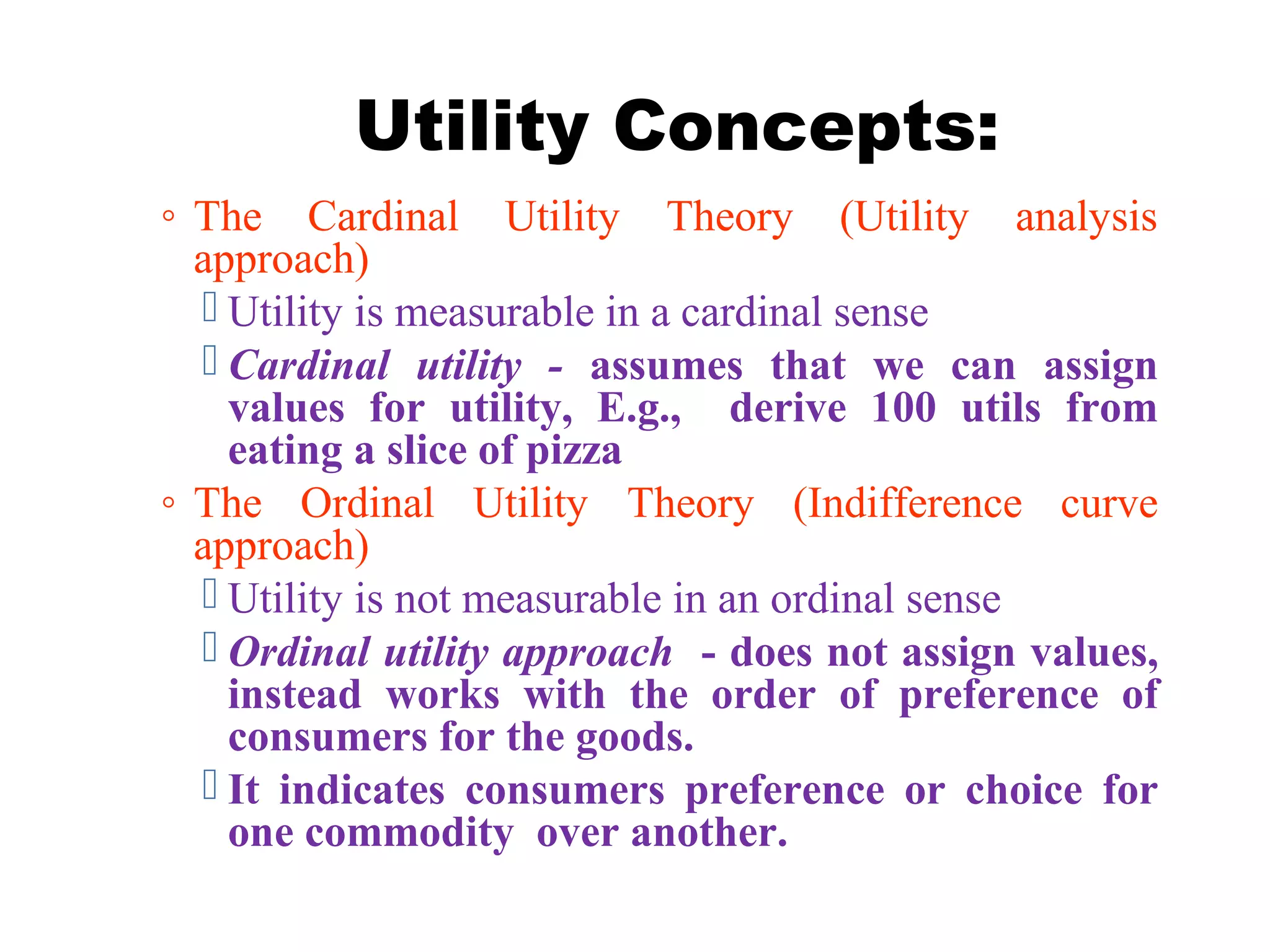 Theory of consumer behavior | PPT