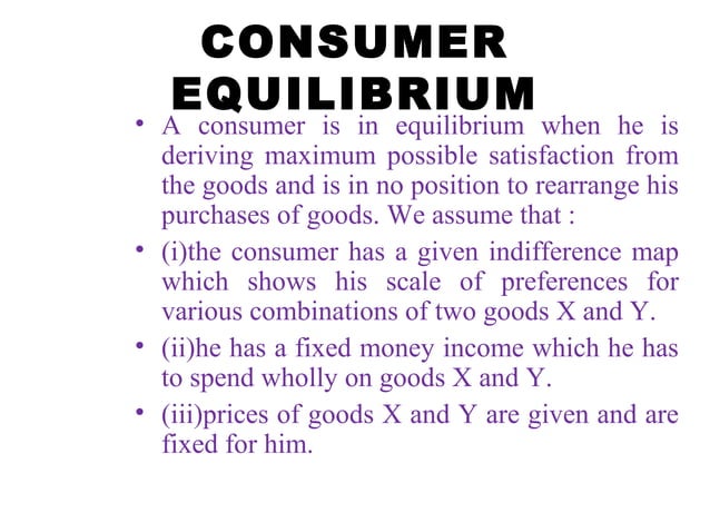 Theory of consumer behavior | PPT