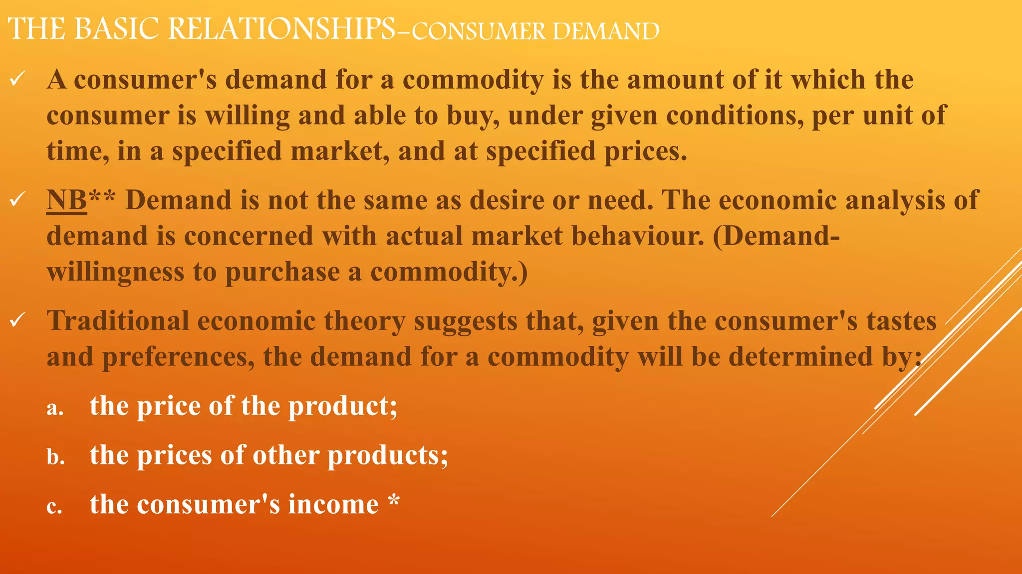 Theory of consumer behaviour | PPTX