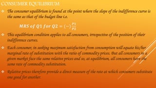 Theory of consumer behaviour | PPTX