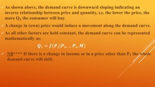 Theory of consumer behaviour | PPTX