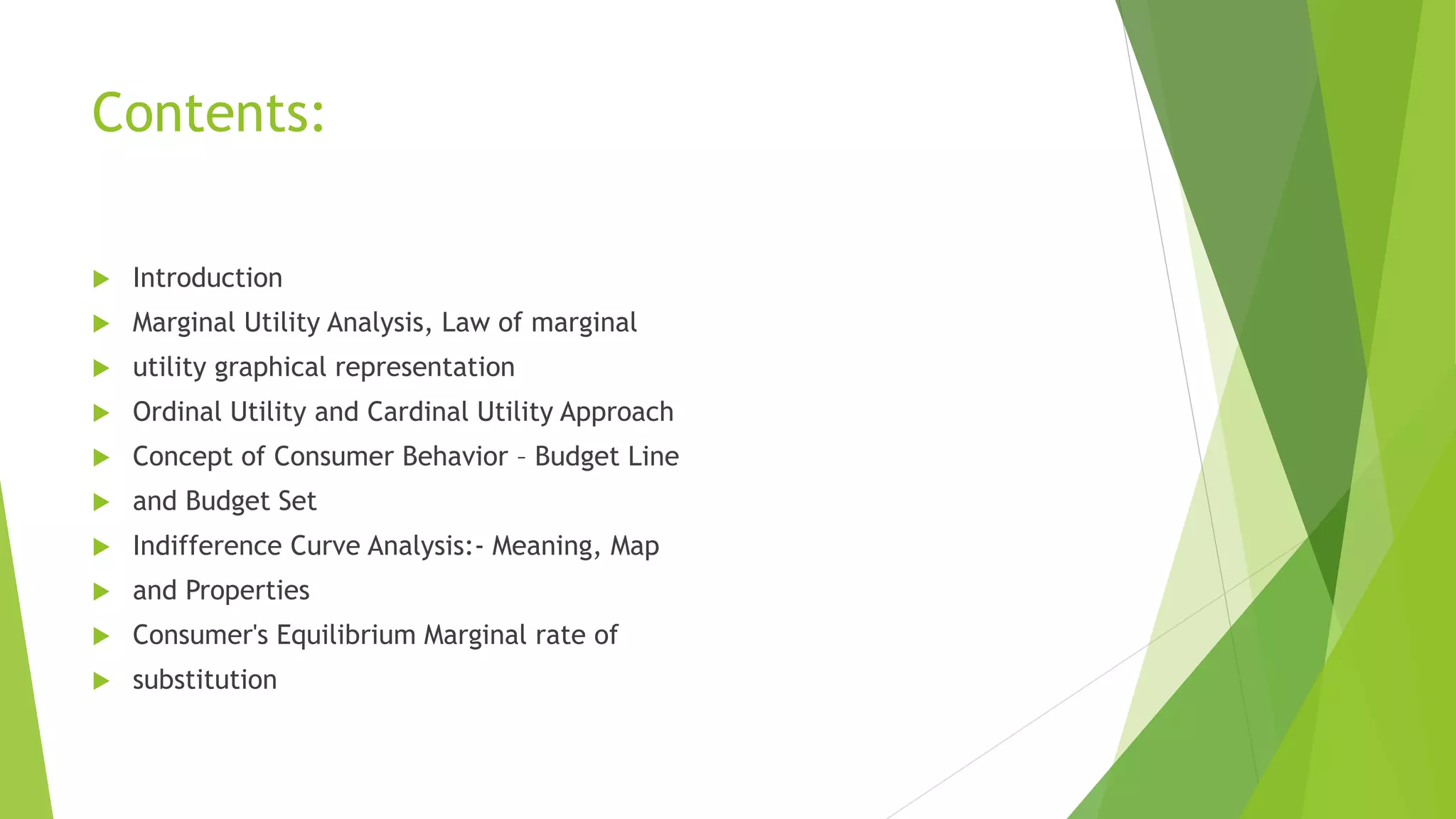 Theory of consumer behaviour | PPTX