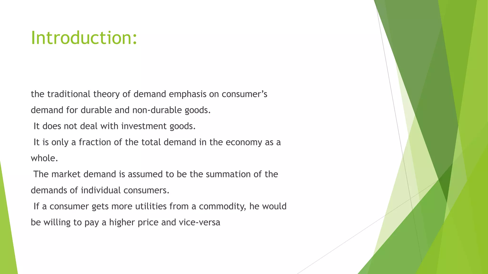 Theory of consumer behaviour | PPTX