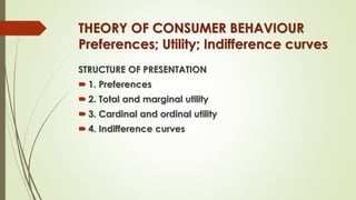 Theory of Consumer behaviour. as uploaded by Greg Media personel of our ...