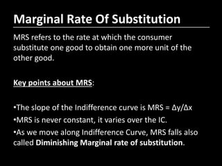 Theory of Consumer Behaviour Class 12 Economics | PPTX