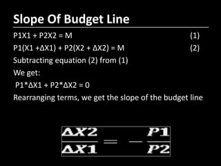Theory of Consumer Behaviour Class 12 Economics | PPTX