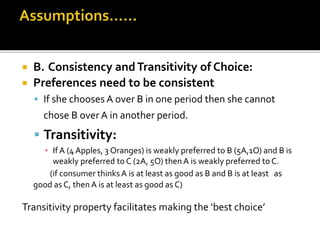 Theory of Consumer Choice Lecture Notes (Economics) | PPTX