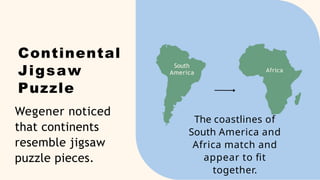 Theory of Continental Drift Science Presentation in Green Light Yellow ...